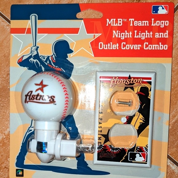 MLB | Accents | Copy Nip Mlb Astros Nightlight Outlet Cover Perfect For ...